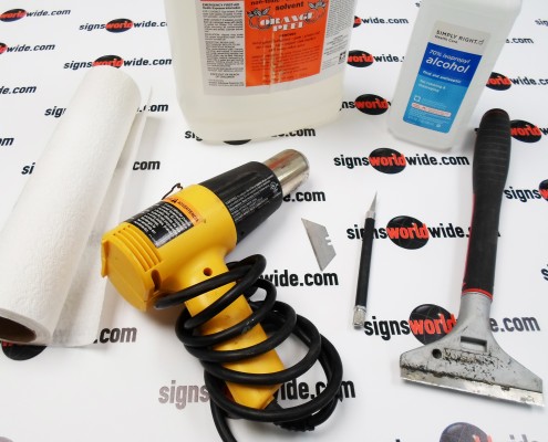 Vinyl removal instructions - Signs World Wide Blog