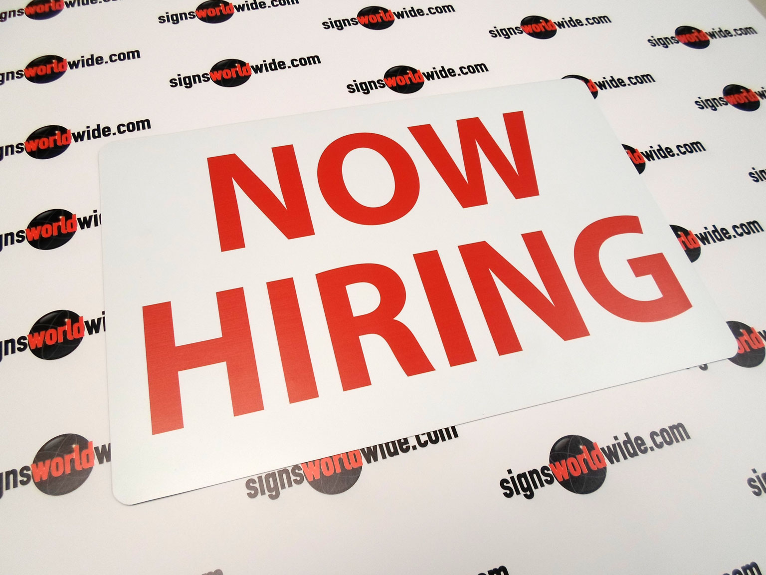 Printable Now Hiring Signs