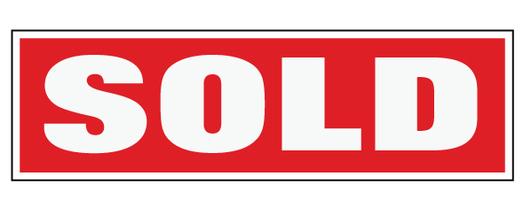 Buy our "Sold" decal from Signs World Wide