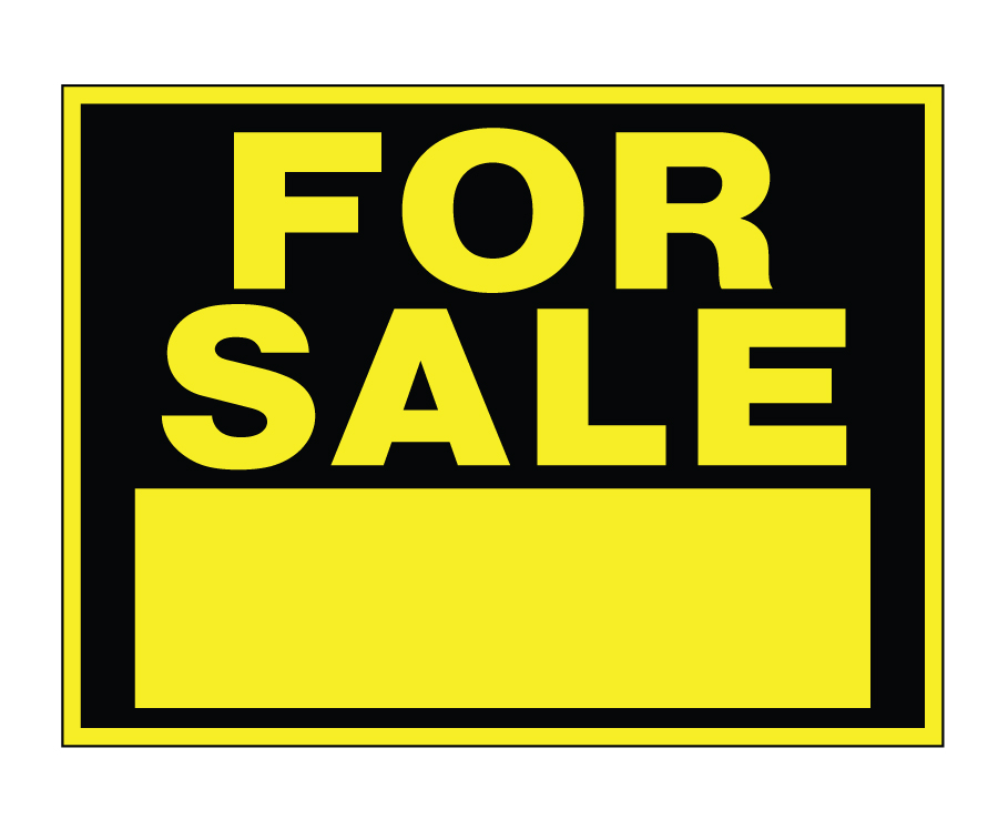 Buy our yellow and black "For Sale" sign from Signs World Wide