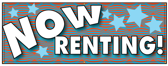Buy our "Now Renting" banner from Signs World Wide