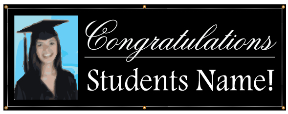 Buy our "Congratulations Students Name and Photo" banner from Signs ...