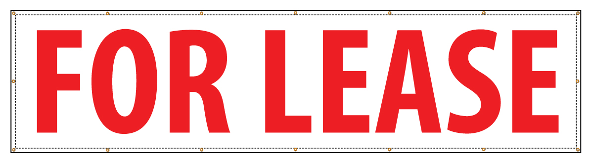 Buy our "For Lease" banner from Signs World Wide