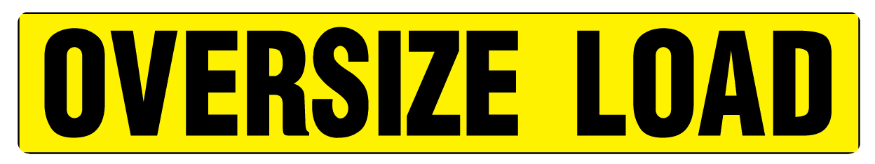 Buy our "Oversize Load 6x36 mag" at Signs World Wide