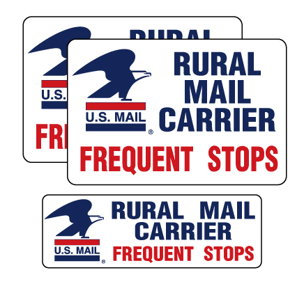 Buy our "U.S. Rural Mail Carrier Frequent Stops" 12x18/6x18 magnetic ...