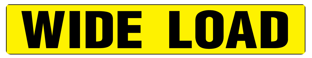 Buy our "Wide Load 6x36 mag" at Signs World Wide