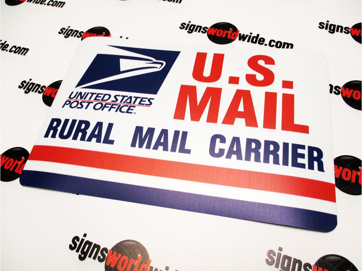 Buy our "U.S. Rural Mail Carrier" magnetic at Signs World Wide