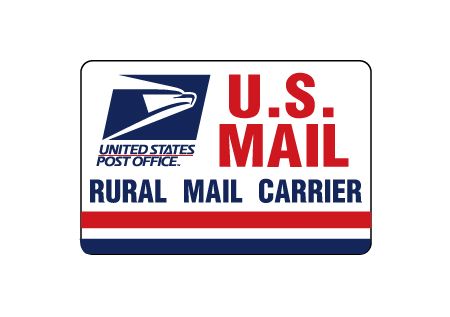 Buy our "U.S. Rural Mail Carrier" magnetic at Signs World Wide